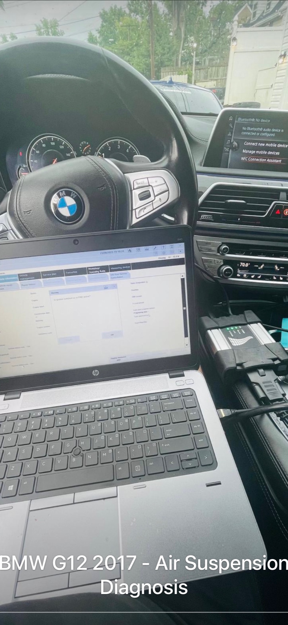 BMW G12 N63 – Air Suspension Re Programmed & Diagnosis – Bimmer Programming, Coding, Keyfobs ...