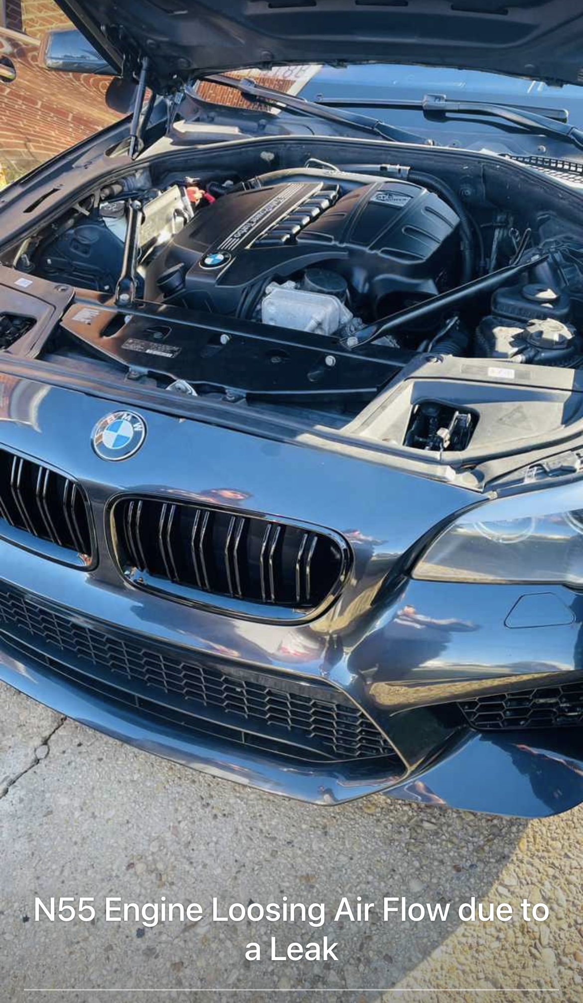BMW 535 F10 2013 – Check Engine System Diagnosis due to Vacuum Leak ...