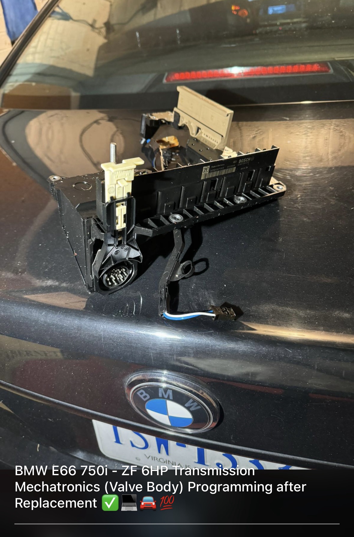 BMW E66 750i – ZF 6HP Transmission Mechatronics (Valve Body) Programming After Replacement 💻🚘💯 ...