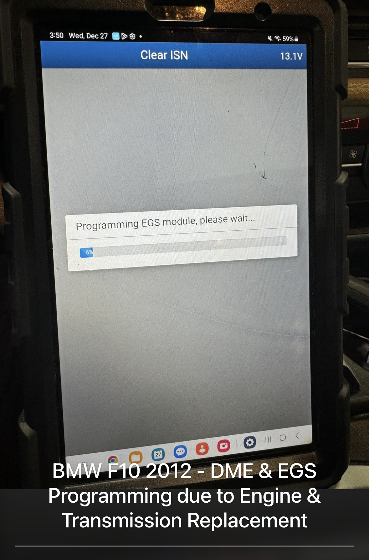 BMW F10 2012 – DME & EGS Programming due to Engine & Transmission ...