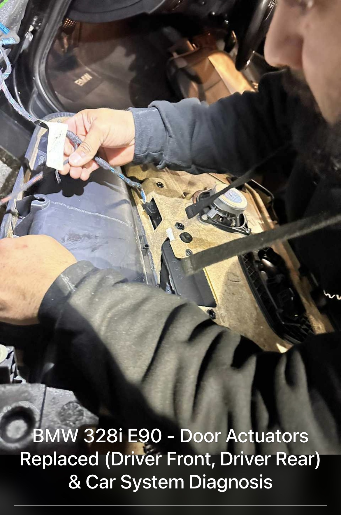 BMW 328i E90 – Door Actuators Replaced (Driver Front, Driver Rear) & Car System Diagnosis 💻💯🚗 ...