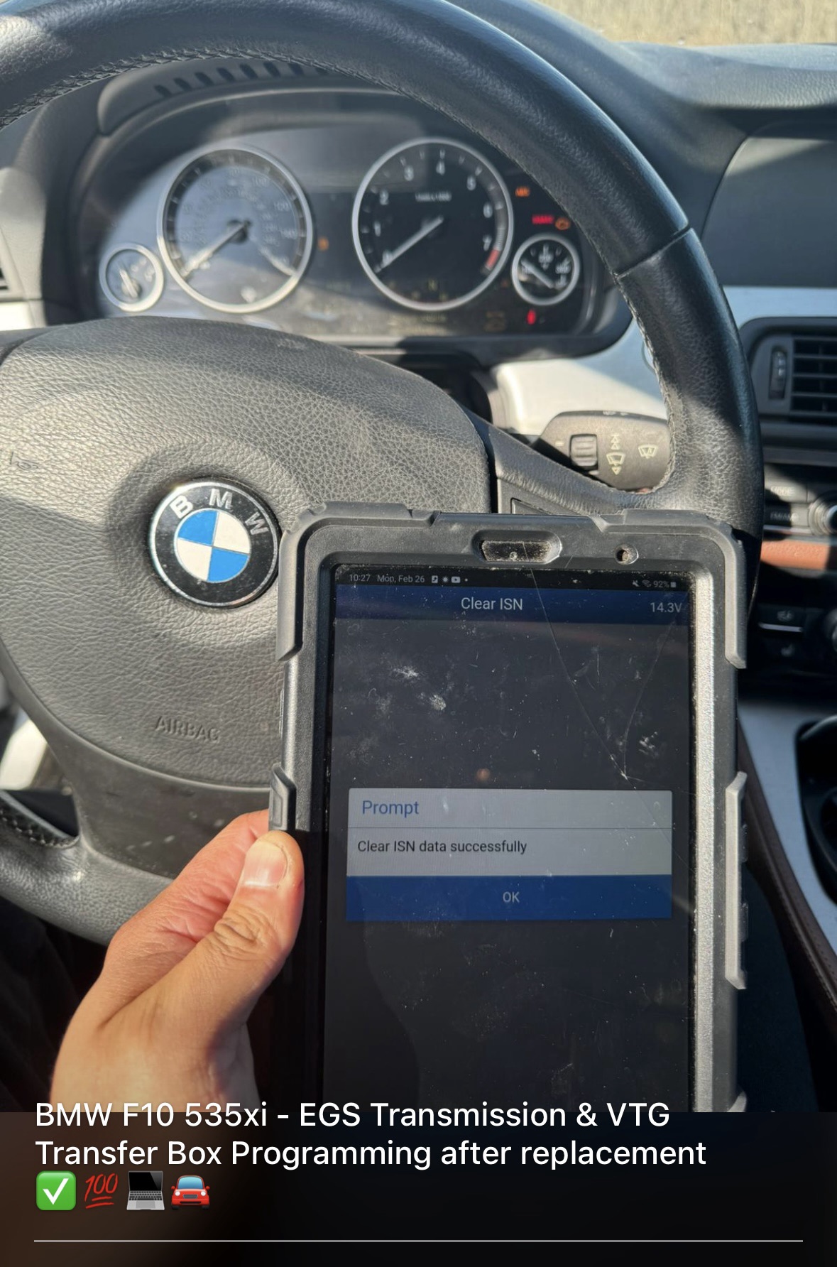 BMW F10 535xi – EGS Transmission & VTG Transfer Box Programming after ...