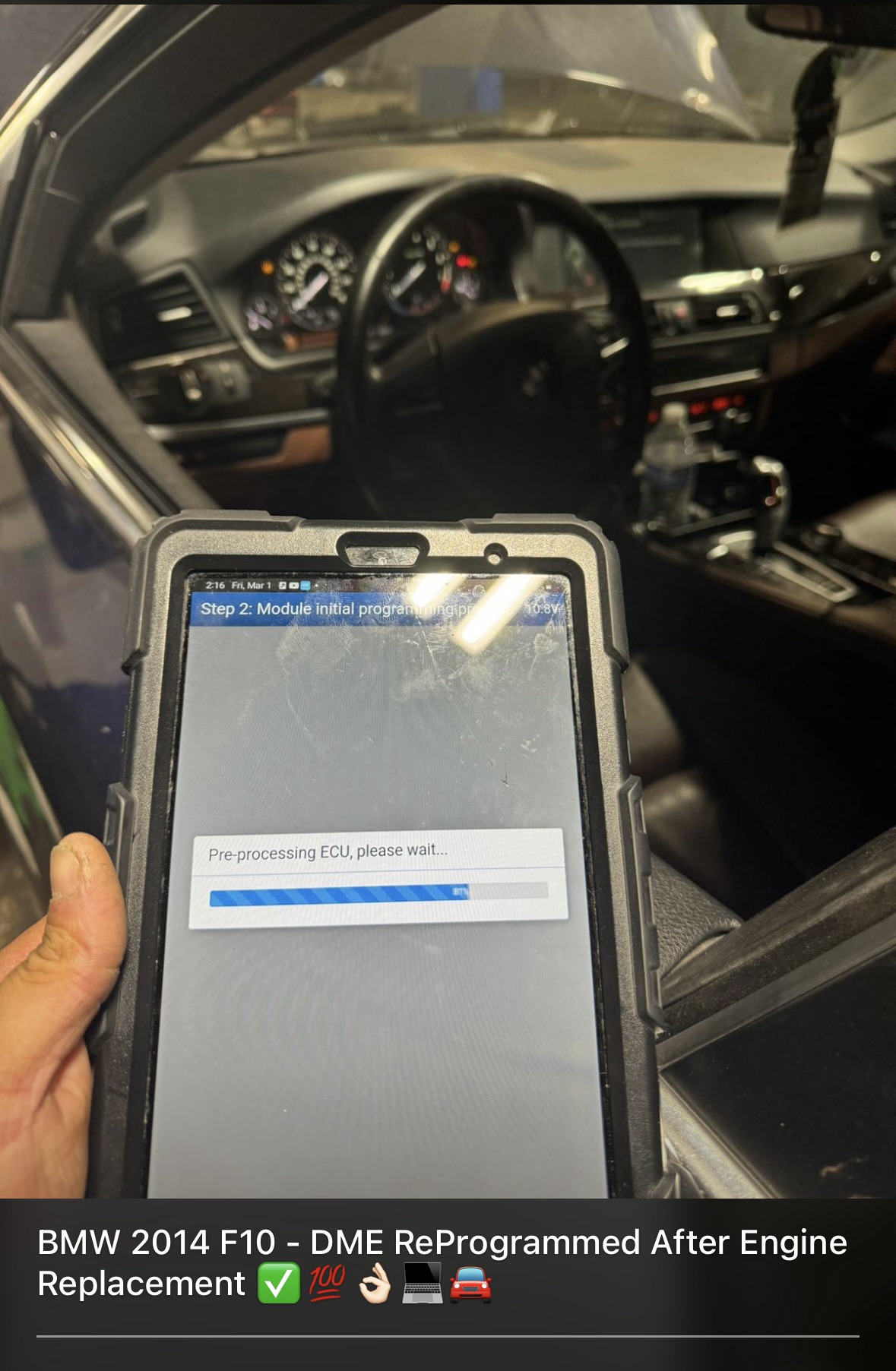 BMW 2014 F10 – DME ReProgrammed after Engine Replacement 💯👌🏻💻🚘 – Bimmer Programming, Coding ...