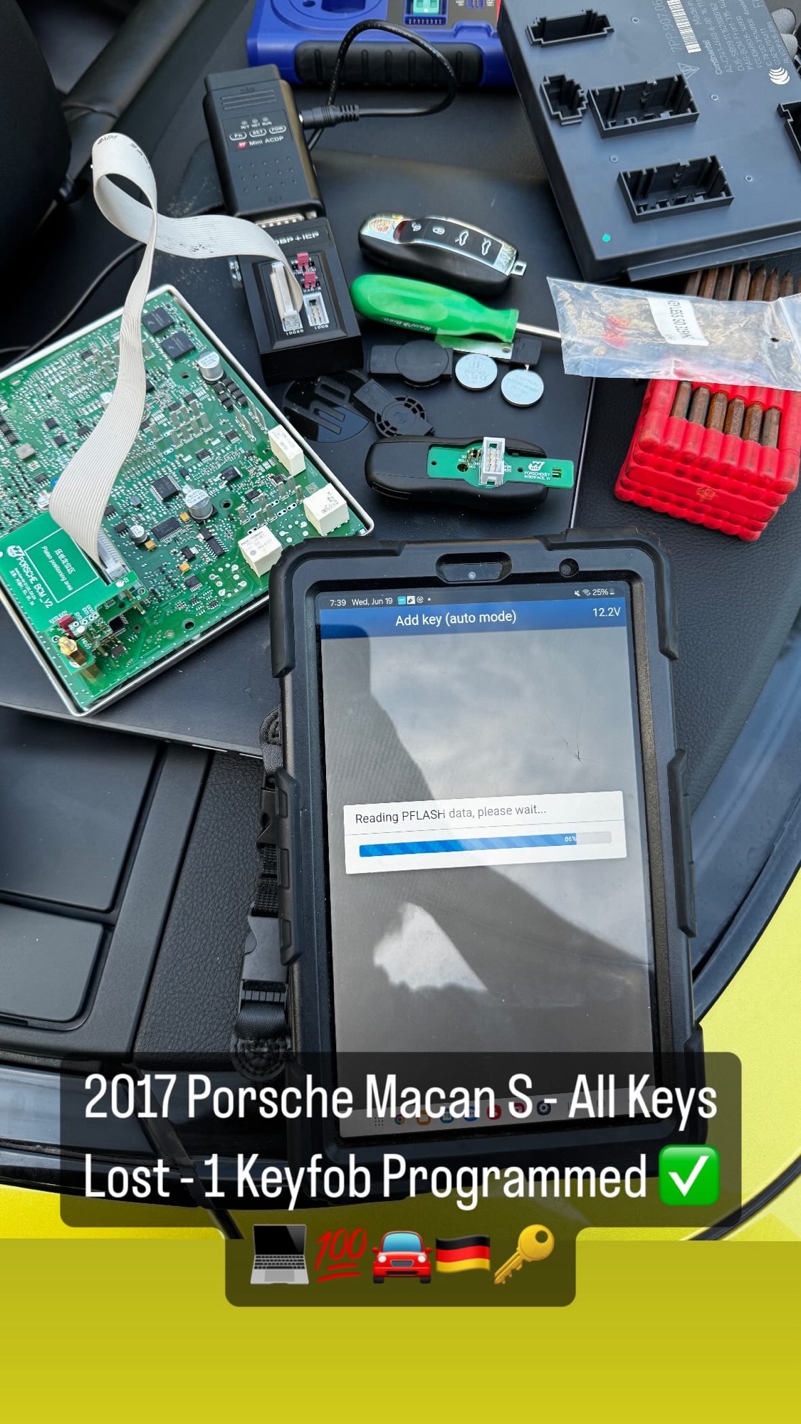 2017 Porsche Macan S – All Keys Lost – 1 Keyfob Programmed 💻💯🚘🇩🇪🔑 ...