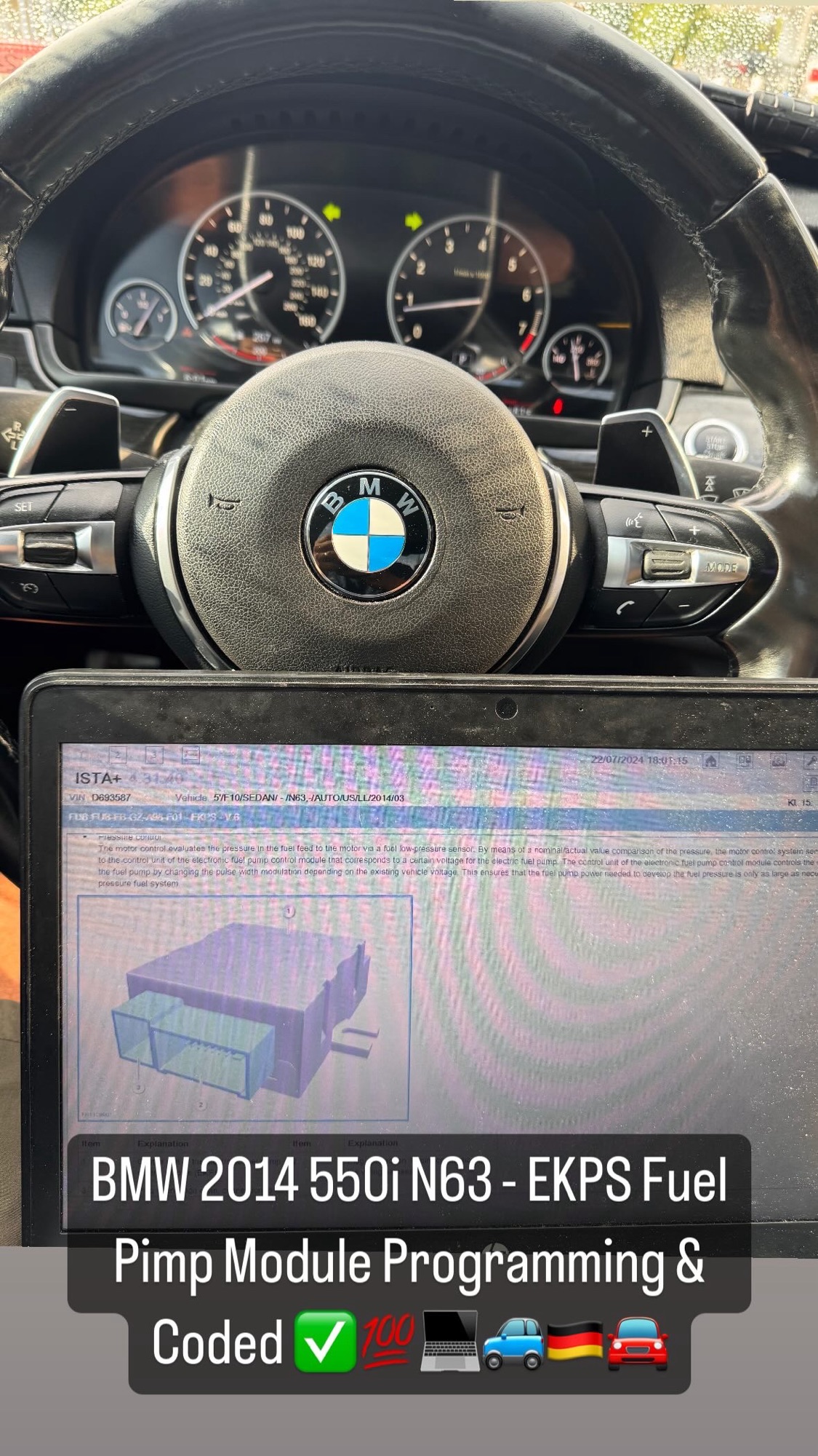 BMW 2014 550i N63 – EKPS Fuel Pimp Module Programming & Coded 💯💻🚙🇩🇪🚘 ...