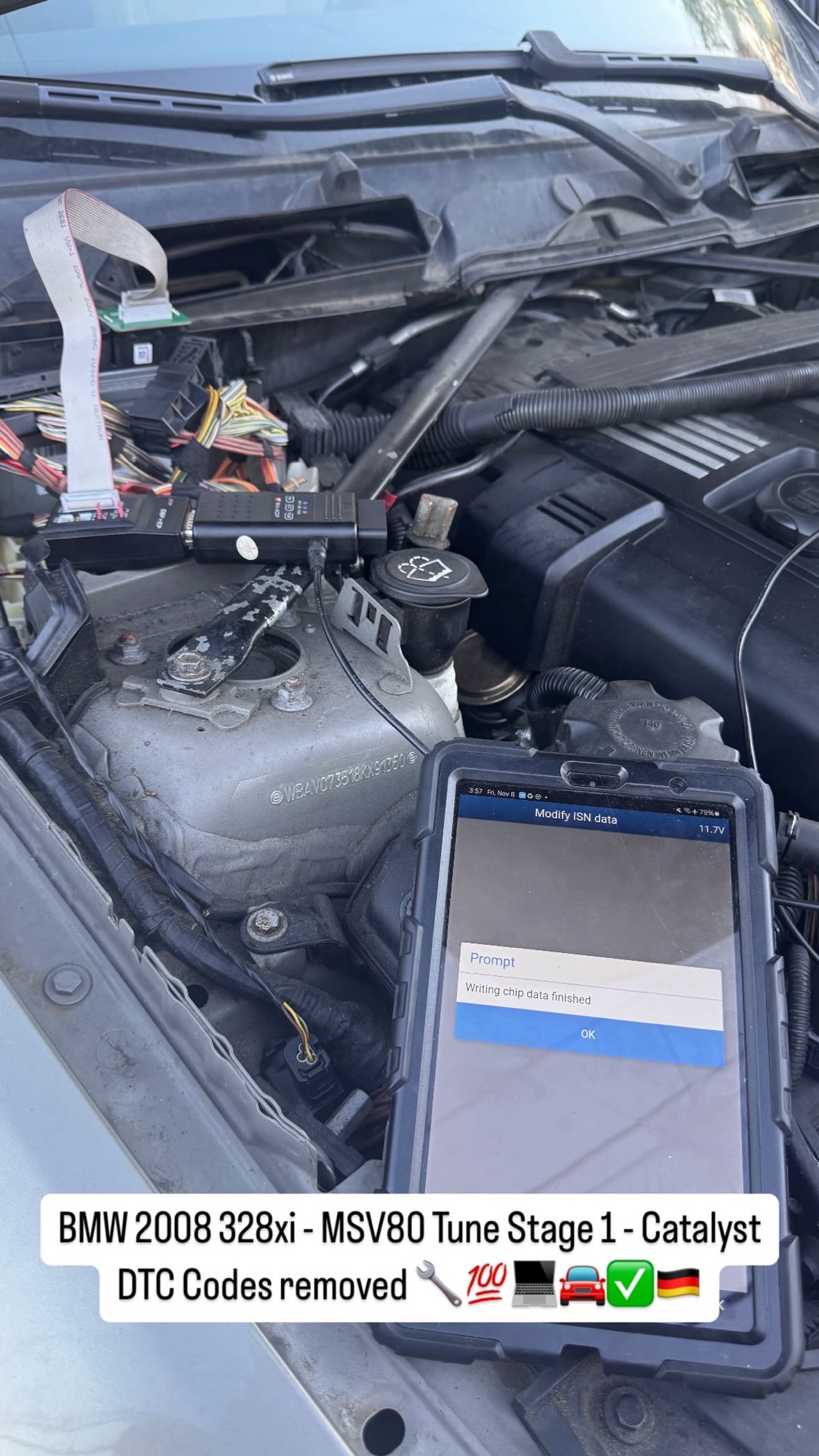 BMW 2008 328xi – MSV80 Tune Stage 1 – Catalyst DTC Codes removed 🔧💯💻🚘 🇩🇪 – Bimmer Programming ...