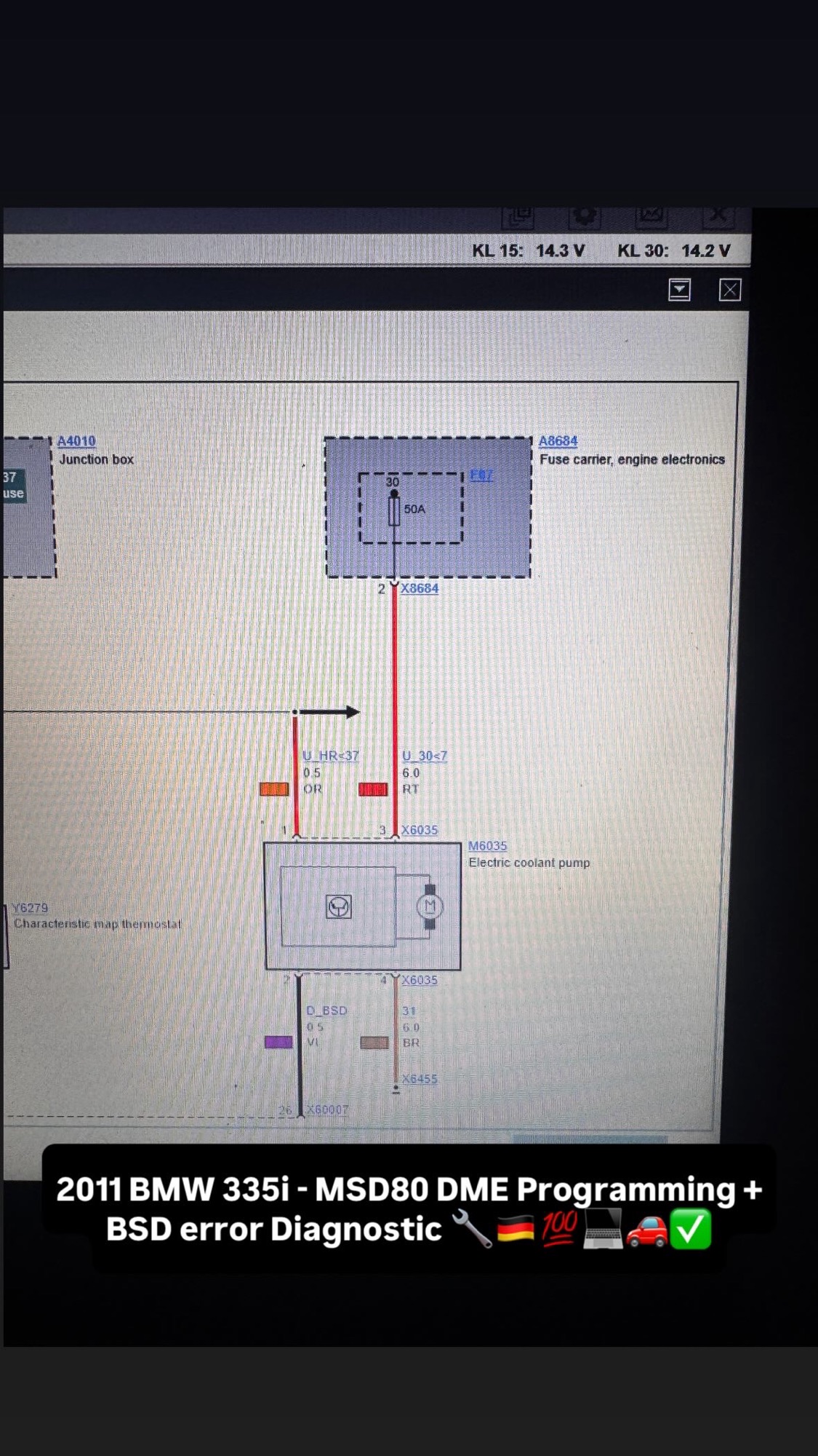 2011 BMW 335i – MSD80 DME Programming + BSD error Diagnostic 🔧🇩🇪💯💻🚗 ...