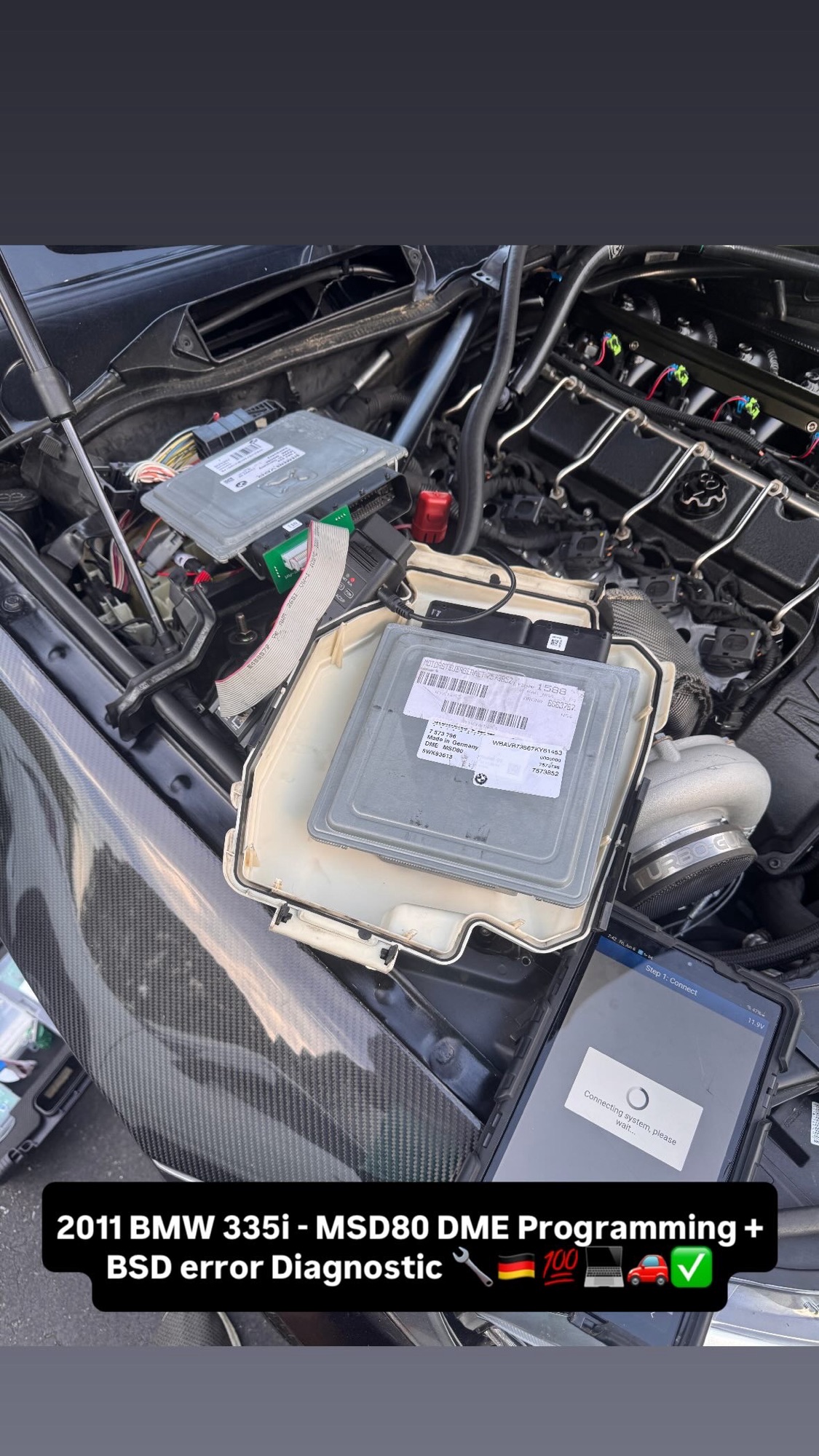 2011 BMW 335i – MSD80 DME Programming + BSD error Diagnostic 🔧🇩🇪💯💻🚗 ...