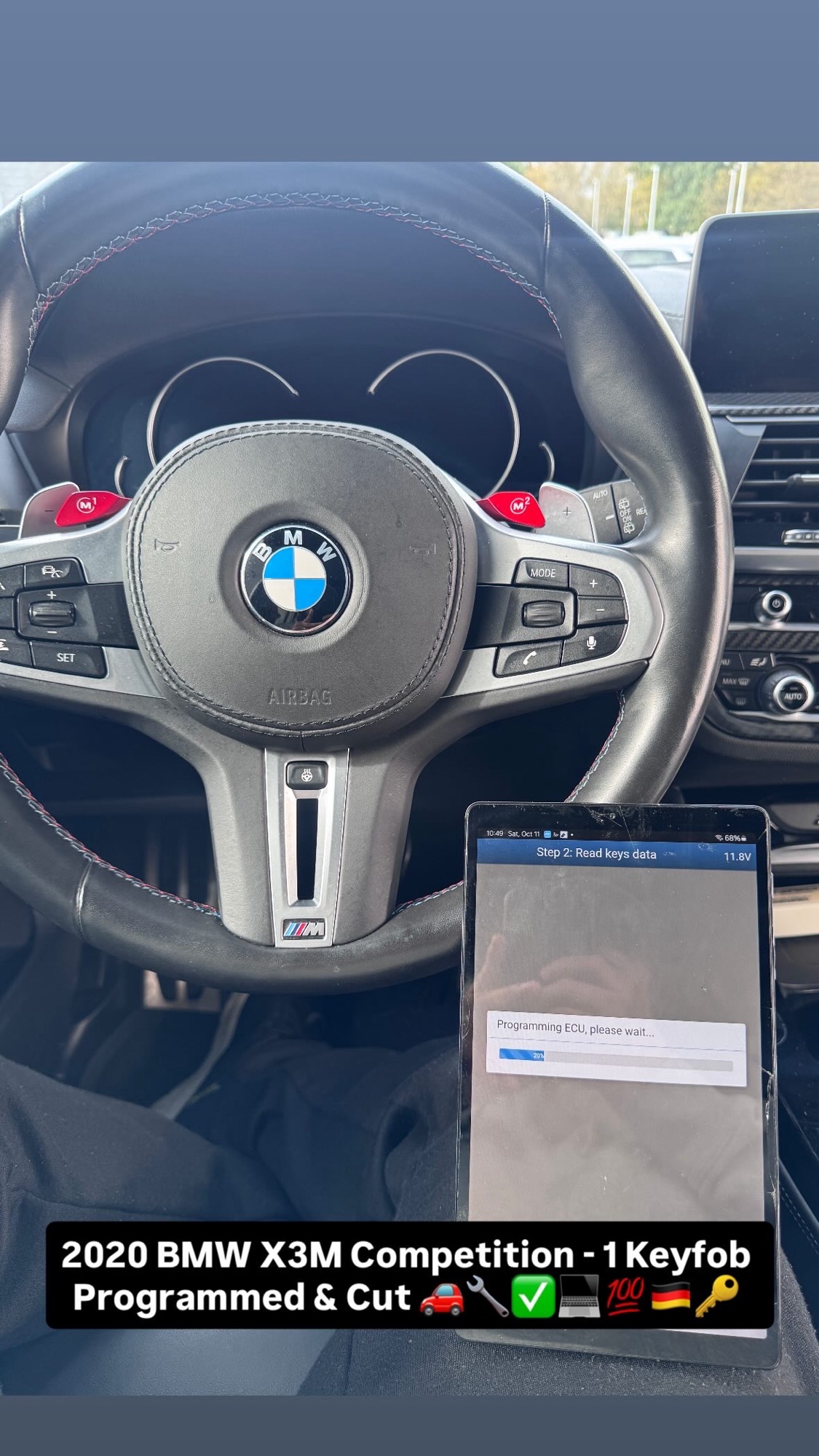 2020 BMW X3M Competition – 1 Keyfob Programmed & Cut 🚗🔧 💻💯🇩🇪🔑 – Bimmer ...